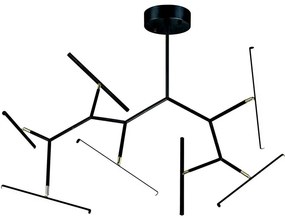 Zambelis 2072 - LED Stmívatelný lustr na tyči LED/68W/230V černá