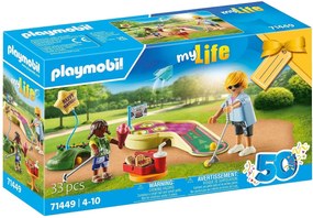 Set figurek a příslušenství playmobil 71449 minigolf