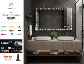Zrcadlo do koupelny s LED osvětlením M20 premium