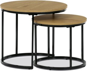 Odkládací Stolek Autronic 53x46 cm přírodní MDF CT-G1145 OAK