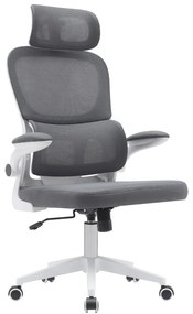 Ergonomická kancelářská židle KAIRO - šedá síťovina