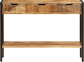 Příborník se 3 zásuvkami 110 x 35 x 75 cm masivní mangovník 247406