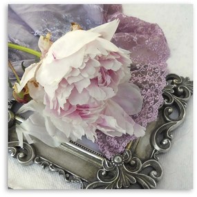 Gario Obraz na plátně Ruže na zrcadle Rozměry: 30 x 30 cm