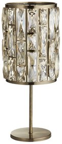 Searchlight EU6584AB Stolní lampa glamour BIJOU patina