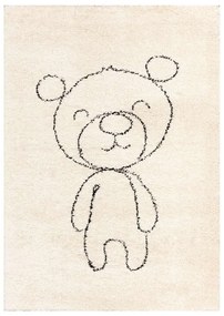 Béžový antialergenní dětský koberec 230x160 cm Teddy Bear - Yellow Tipi