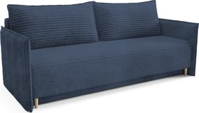 Eka Rozkládací pohovka LUMIS, 216 cm Výběr nohou: Bílé, Barva látky: Černá (Tilia 100)