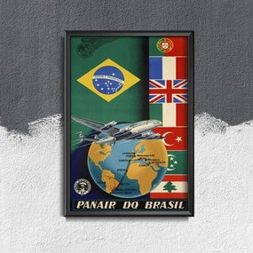 Plakát Panir do letecké společnosti brazílie