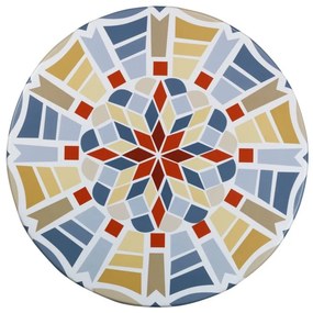 Ubrus na zahradní stůl, motiv mozaika, O 70 - 90 cm