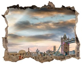 Wallmuralia Fototapeta díra na zeď Tower bridge Londýn 95x64 cm