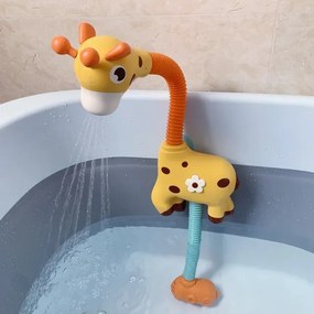 Hračka do vany, sprcha se zvířátky Barva: žirafa- White