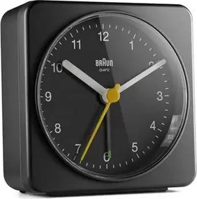 Braun BC03 černá / Klasický budík / 1x AA baterie