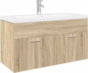 Koupelnová skříňka se zápustným umyvadlem dub sonoma 3325016