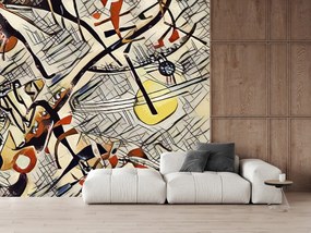Fototapeta Hudební abstrakce - kompozice ve stylu Wassilyho Kandinského