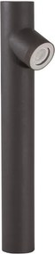 NV 9291702 Venkovní sloupkové svítidlo RAMO tmavě šedý hliník skleněný difuzor GU10 1x7W 220-240V IP65 bez žárovky - NOVA LUCE