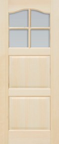 Posuvné Interiérové dveře Radex dřevěné TRYPLET 4S Šířka dveří: 90 cm
