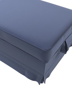 Potah na podnožku Ektorp Bromma barva tmavě modrá látka sametová