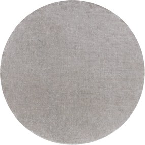 Dywany Łuszczów, Kusový koberec Visco Rabbit Silver 3 kruh, 120x120 (průměr) kruh, šedá, dětský pokoj
