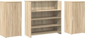 Recepční stůl dub sonoma 200x50x103,5 cm kompozitní dřevo 3324180