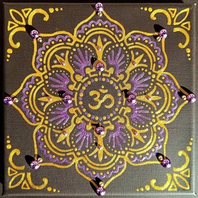 Mandala OM - 20x20