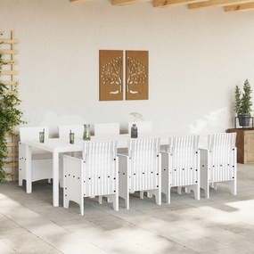 Zahradní jídelní souprava 9 ks Světle šedá Polypropylen 3378748