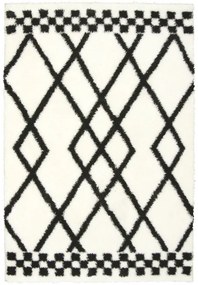 Koberec Boho 656 Romby krémový / černý