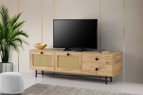 Hanah Home TV stolek Hapsiyas 180, Dub, Černá