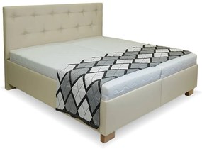 Zvýšená čalouněná postel s úložným prostorem Veronika