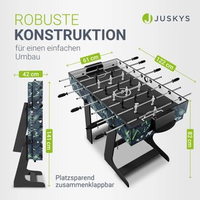 Juskys Multifunkční herní stůl Ballzauber 5 v 1