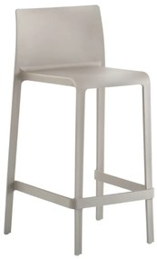 OnaDnes -20% Pedrali Šedá plastová barová židle Volt 677 66 cm
