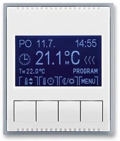 ABB Element termostat pokojový bílá/ledová šedá 3292E-A10301 04 programovatelný