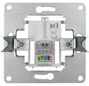 Elhard Datová zásuvka Vera RJ45, matná, bílá VZ2121W