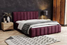 Postel MODEL 10 140x200 bordó - MAGIC VELVET 2202