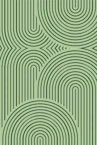 Alfa Carpets Kusový koberec Thumbs green ROZMĚR: 120x170