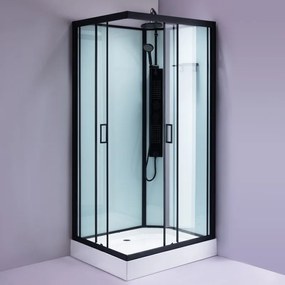 BPS-koupelny Hydromasážní box HYD-AL100 levý, 100x80 cm