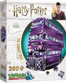 3d puzzle wrebbit 3d puzzle harry potter: záchranný autobus 280 dílků