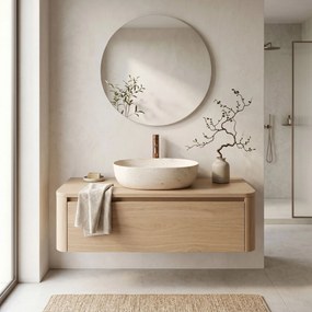 Rea Rea, Umyvadlo na desku Amelia Travertine Classic 48, REA-U4210