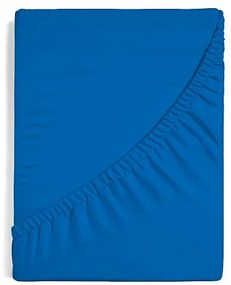 Matějovský napínací prostěradlo jersey Středně modré na matraci: 180 x 200 cm