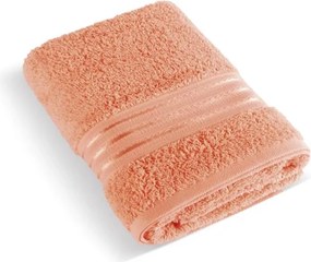 Bellatex Froté ručník a osuška kolekce Linie lososová rozměr 50x100 cm