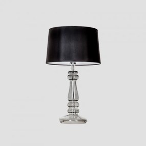 4concepts Designová stolní lampa PETIT TRIANON TRANSPARENT BLACK Barva: Černo-bílá