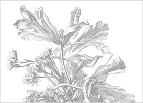 Tapeta Engraved Flowers