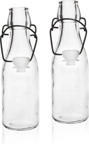 Skleněné lahve s klipovým uzávěrem 290 ml sada 2 ks