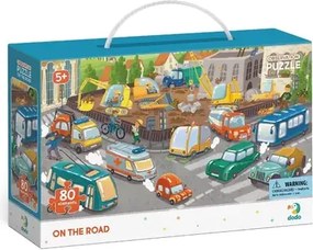DODO Puzzle s hledáním obrázků Na cestě / 80 dílků / 45 x 31 cm