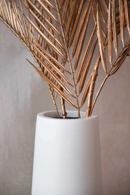 Vysoká váza ISONDRA, sklolaminát, výška 100 cm, bílá