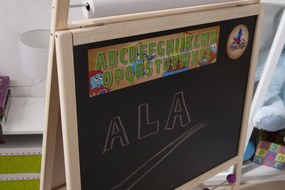 Dětská magnetická tabule 4v1