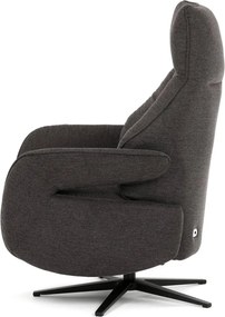 Relaxační křeslo TV-B3973 BR2, elektrické zabudované ovládání, látka, hnědá béžová