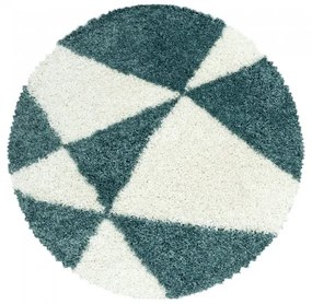 Vopi | Kusový koberec Tango shaggy 3101 blue - Kruh průměr 80 cm