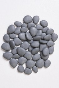 Dekorační kameny COSTA, 20-40 mm, plast, šedá