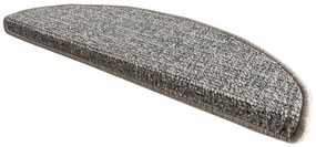 Vopi Nášlapy na schody Alassio šedobéžové půlkruh, samolepící - 24x65 půlkruh (rozměr včetně ohybu)