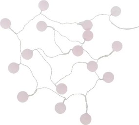 LED růžový řetěz, 240 cm