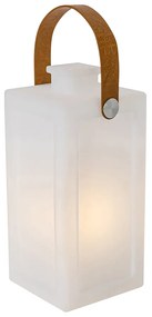 Stolní lampa bílá dobíjecí IP44 - Stard